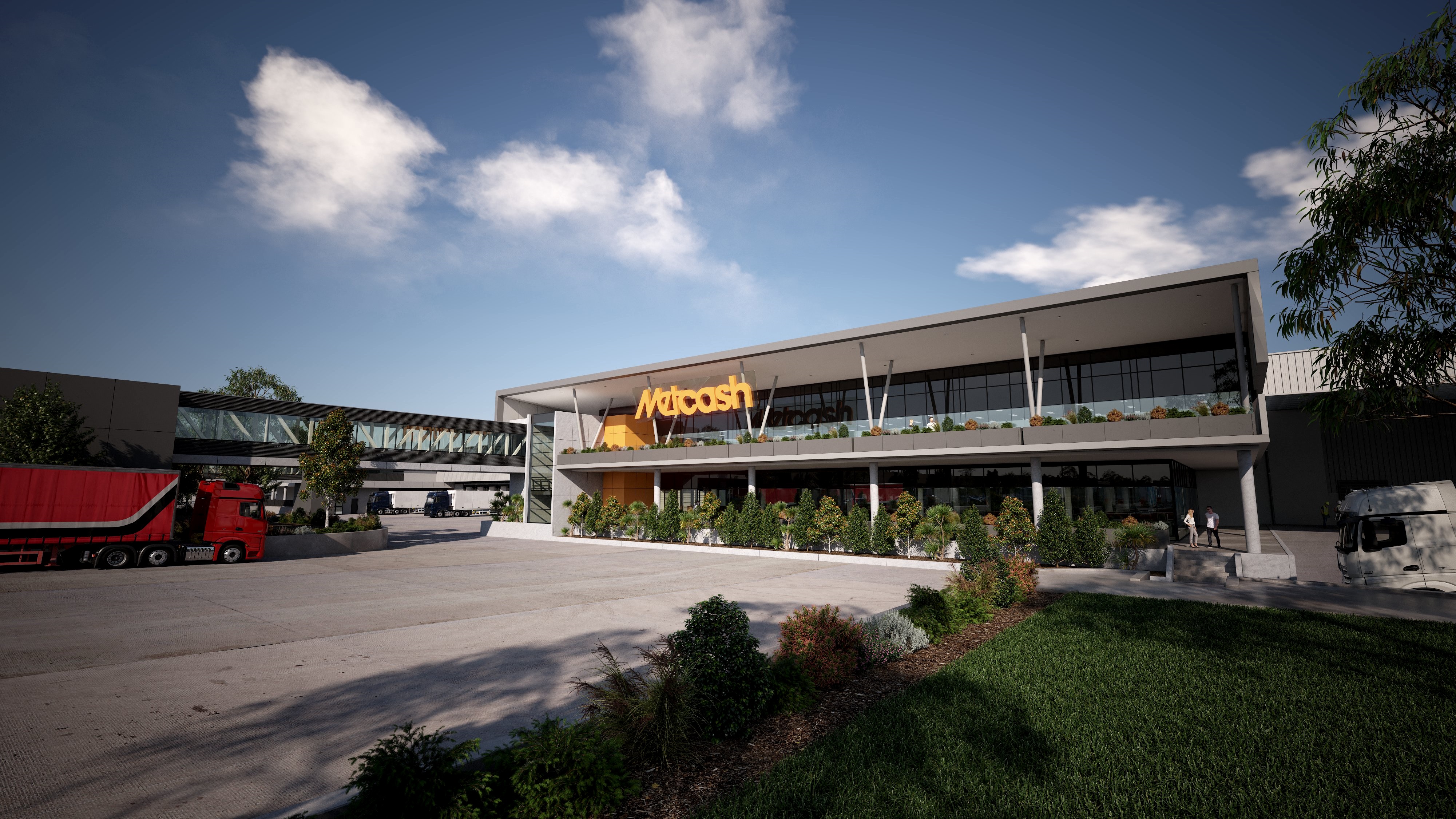 Metcash wholesale distribution centre in Melbourne